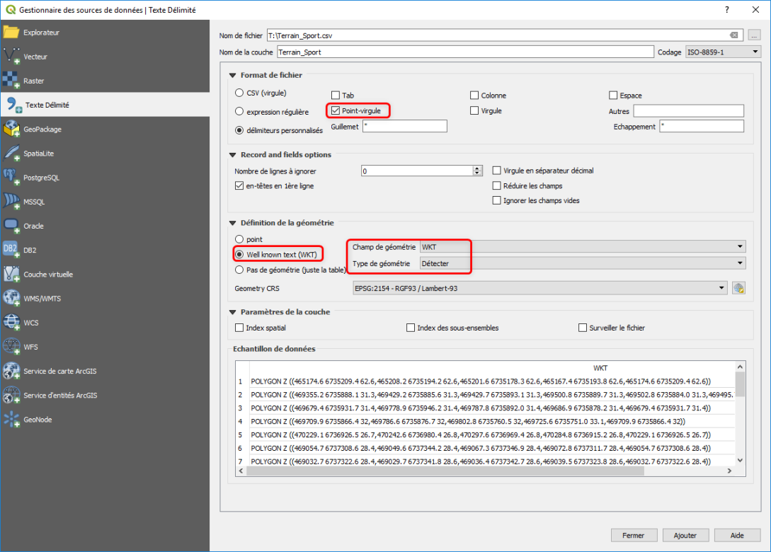 Export CSV de données géographiques [8- Import-Export]